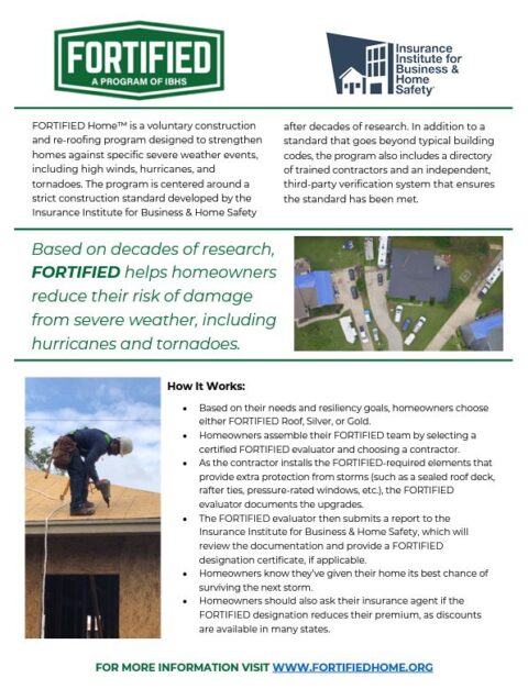 Media Resources - FORTIFIED - A Program of IBHS