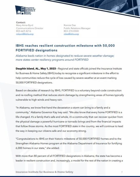 Media Resources - FORTIFIED - A Program of IBHS